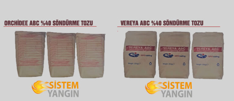 YANGIN SÖNDÜRME TOZLARI – SİSTEM YANGIN